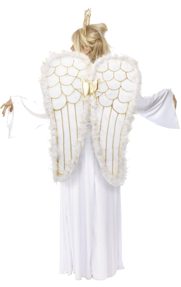 Adult Angel Costume With Wings Uk