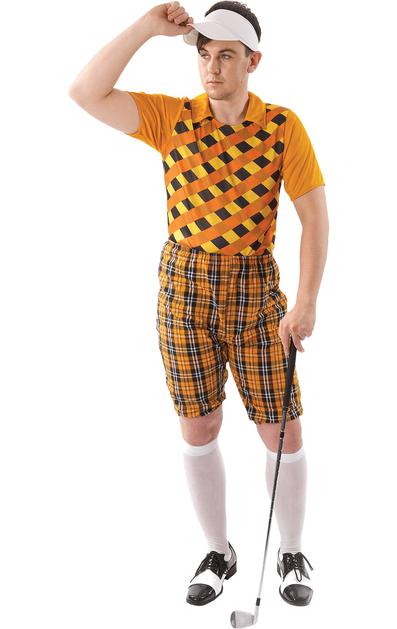Mens Orange Pub Golf Costume Joke co uk Mens Orange Pub Golf Costume Joke co uk
