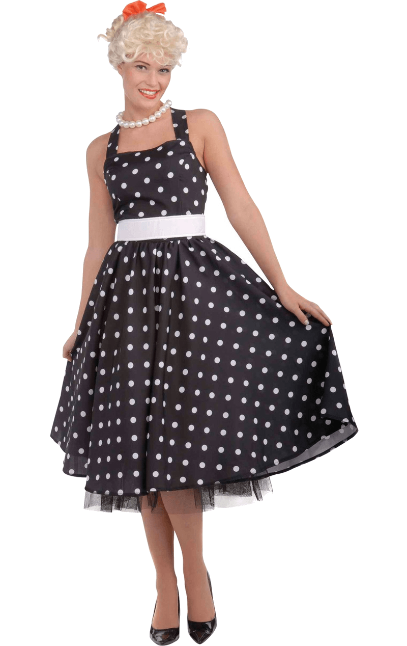 50s Polka Dot Cutie Costume Joke co uk 50s Polka Dot Cutie Costume Joke co uk